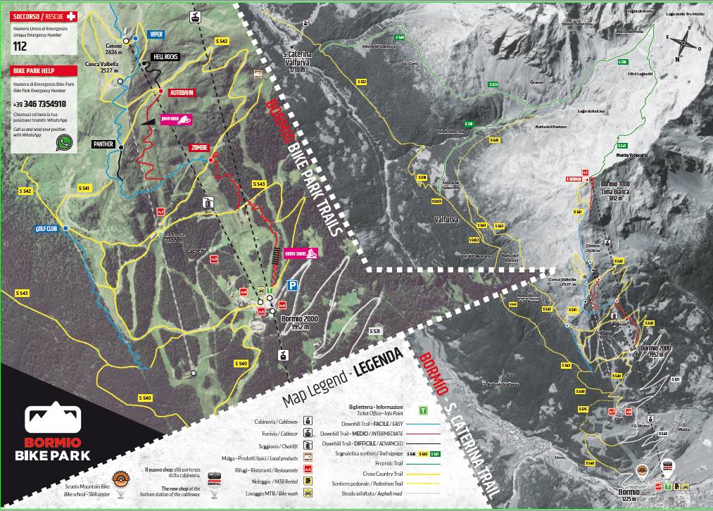 Bormio bike park: trail e descrizione di bormiobike